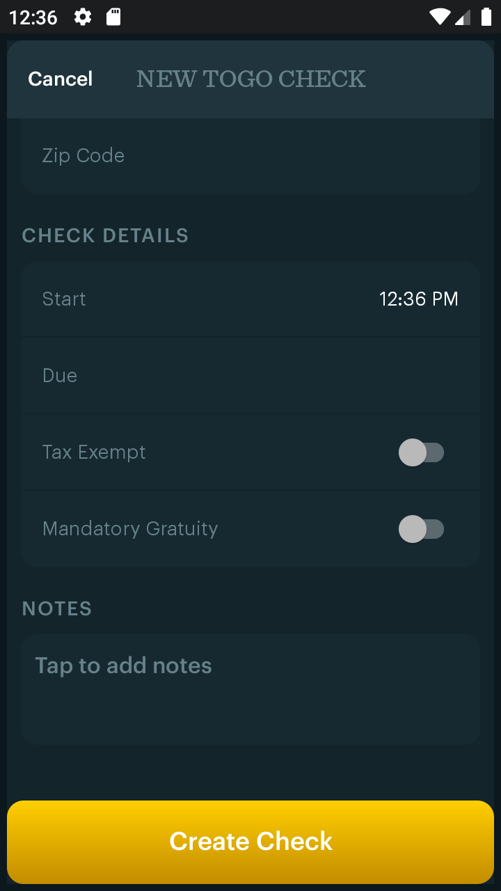 Using Upserve Tableside Support Center