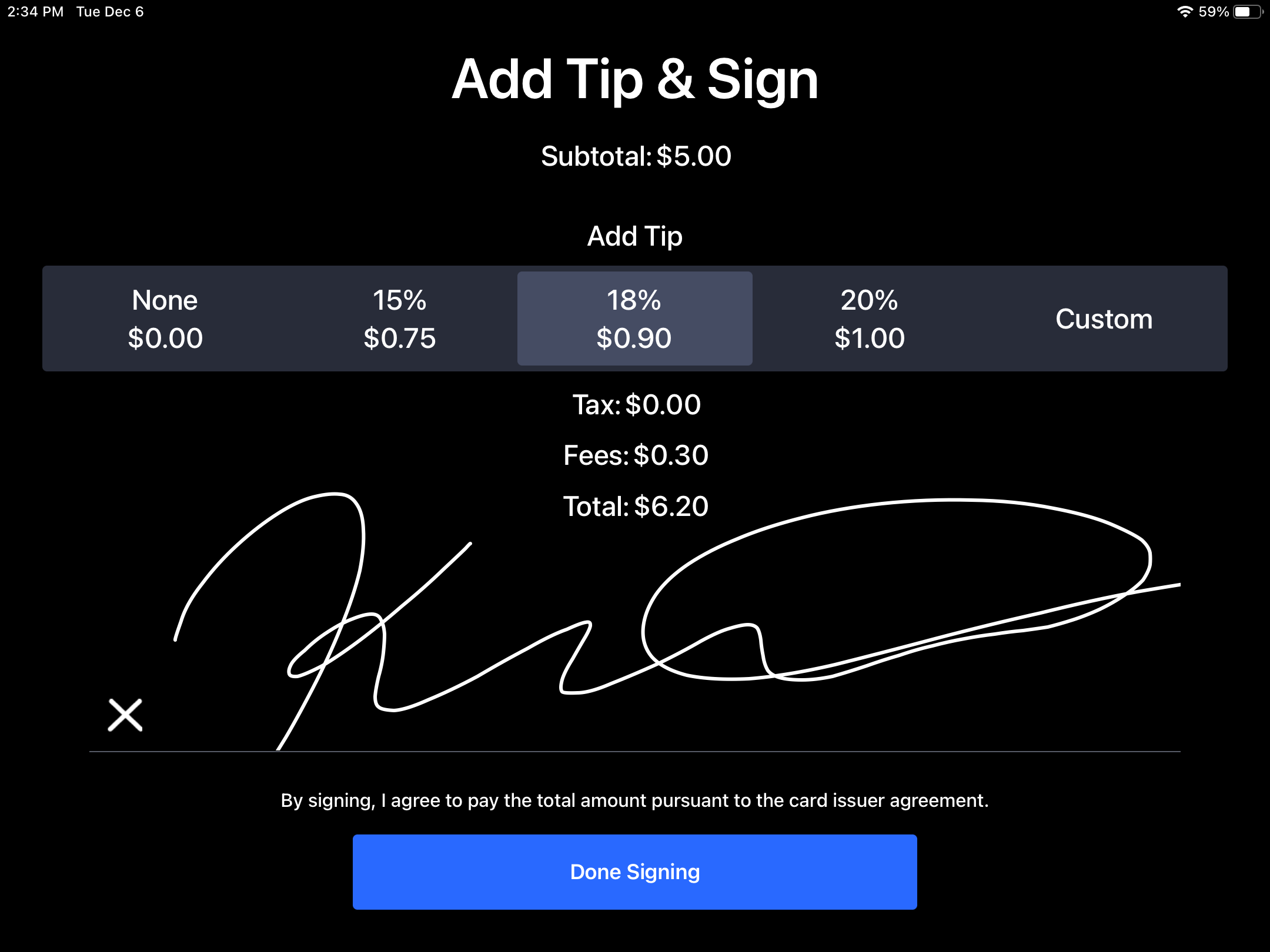 Capture Signatures on Screen Support Center