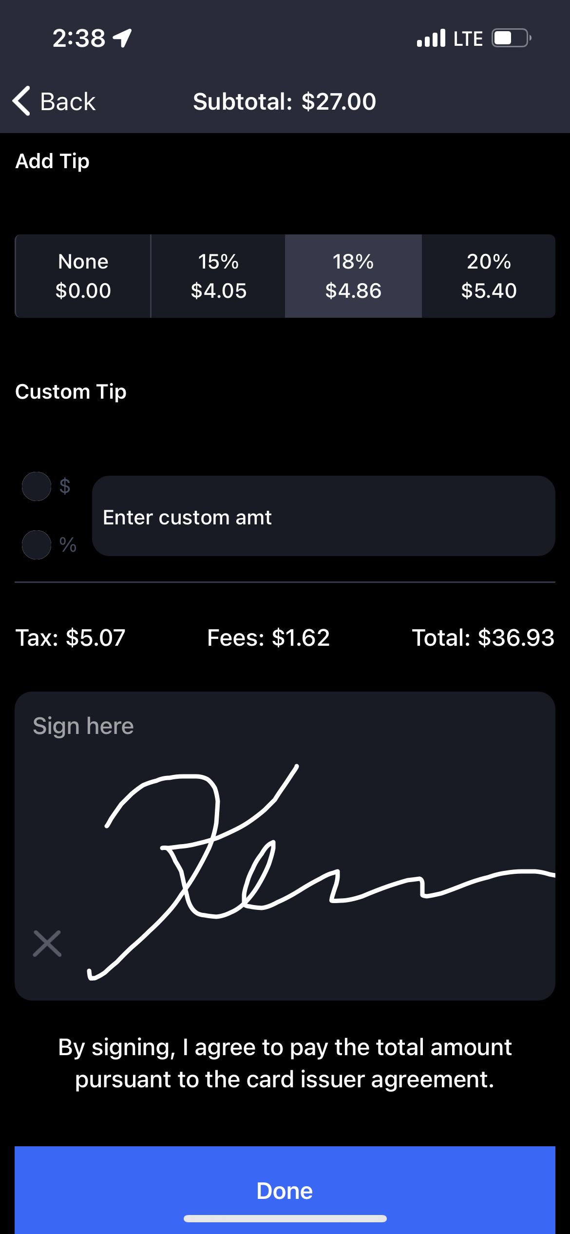 Capture Signatures on Screen Support Center