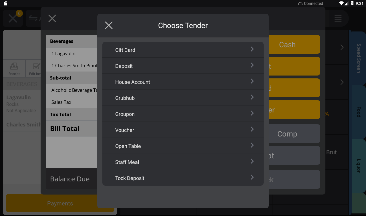 Taking Payments on Lightspeed Restaurant (U) POS Support Center
