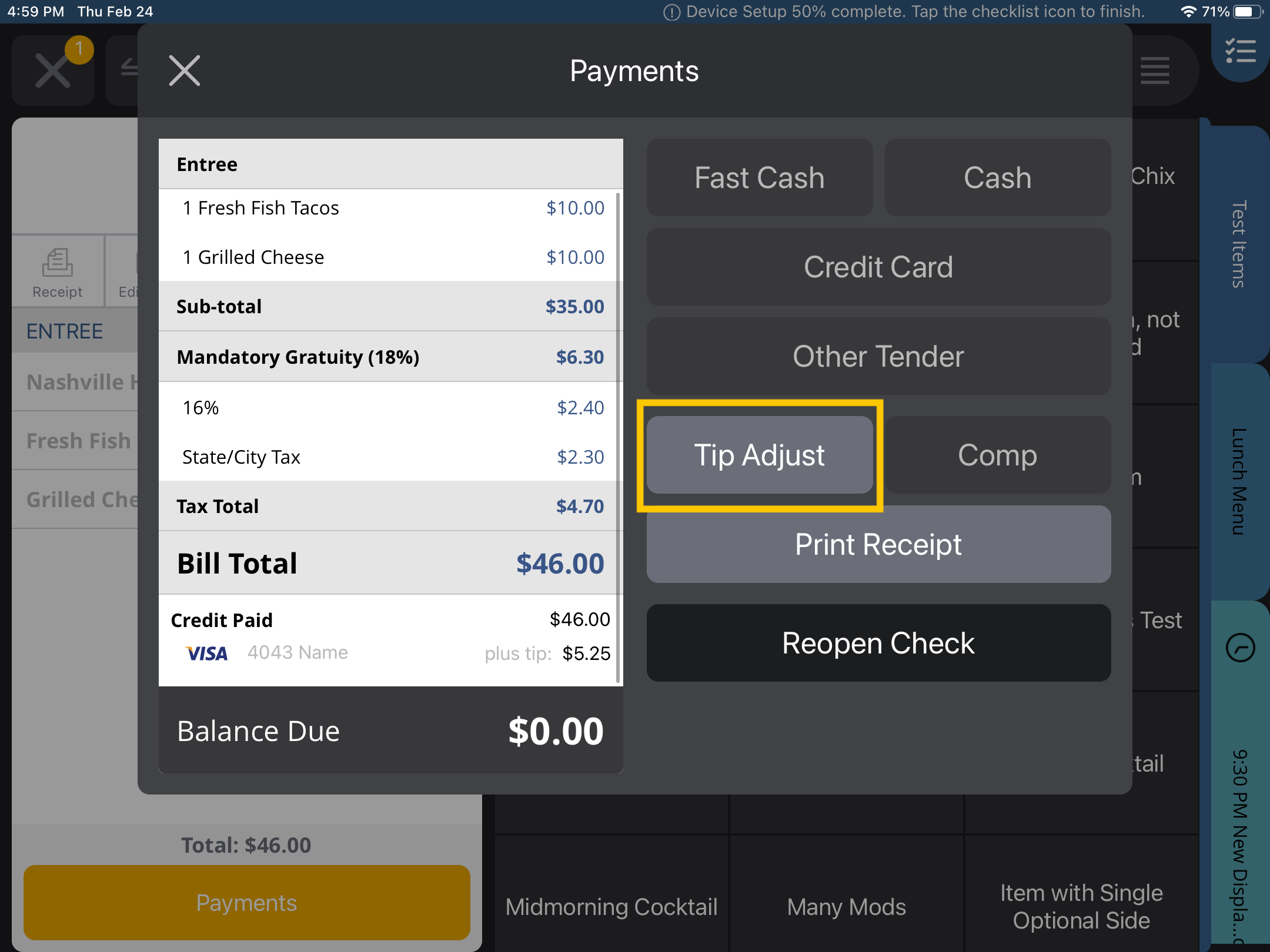 Taking Payments on Lightspeed Restaurant (U) POS Support Center