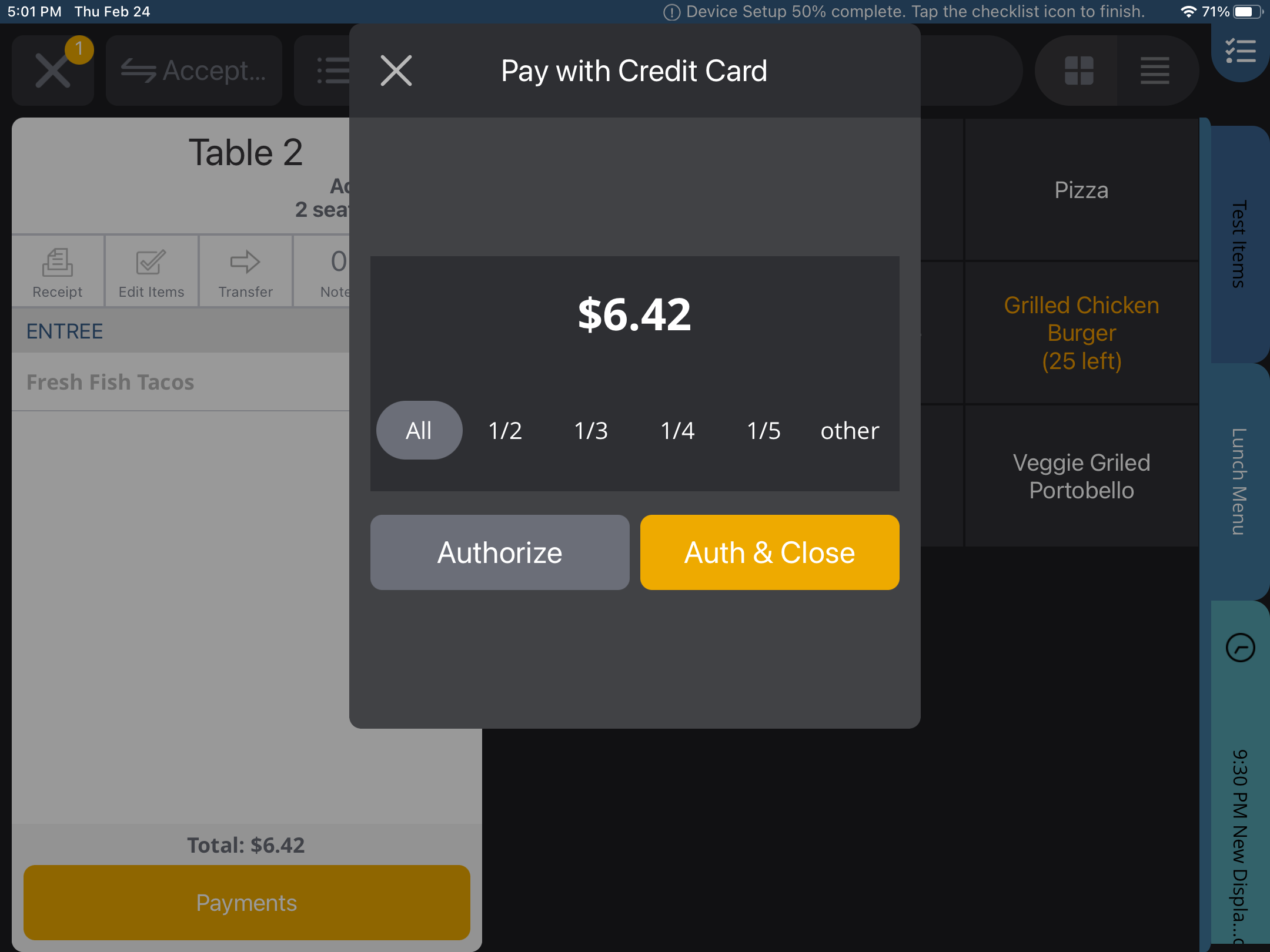 Taking Payments on Lightspeed Restaurant (U) POS Support Center