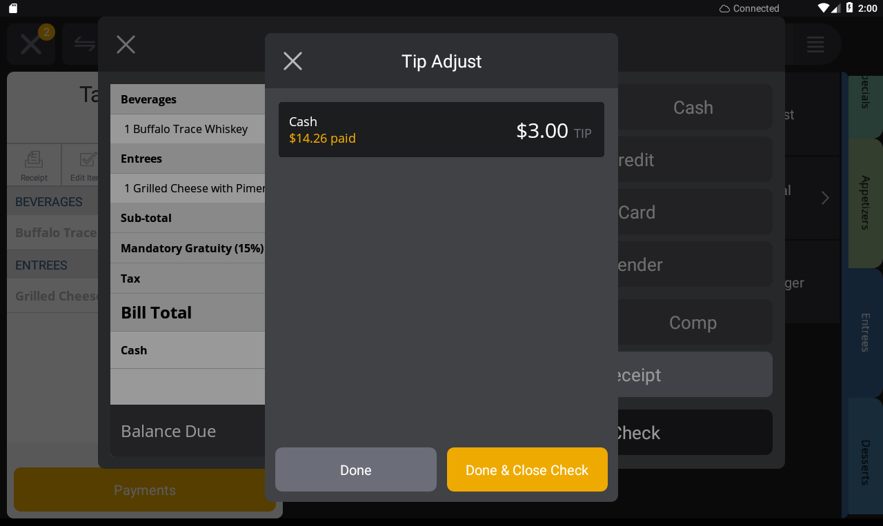 How to Adjust Tips on Lightspeed Restaurant Support Center