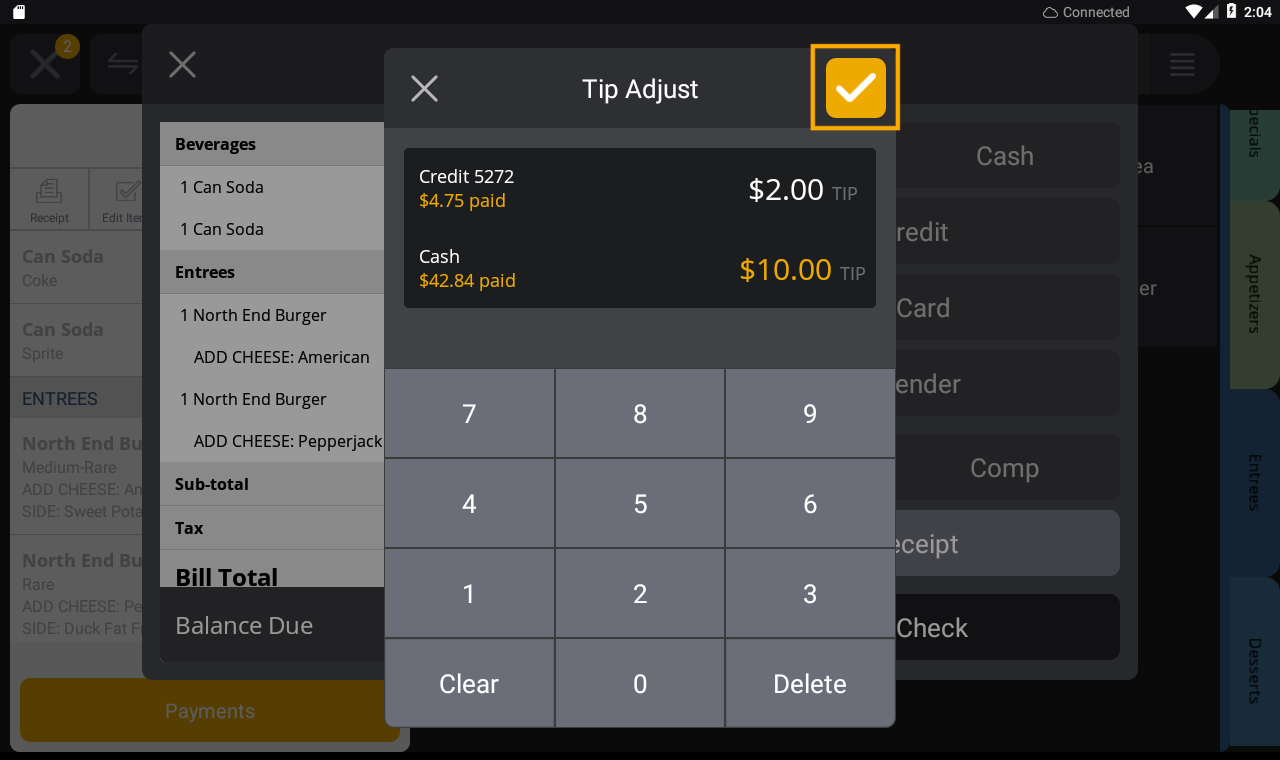 How to Adjust Tips on Lightspeed Restaurant Support Center