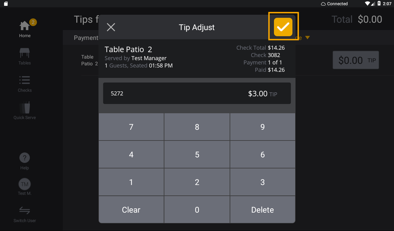 How to Adjust Tips on Lightspeed Restaurant Support Center