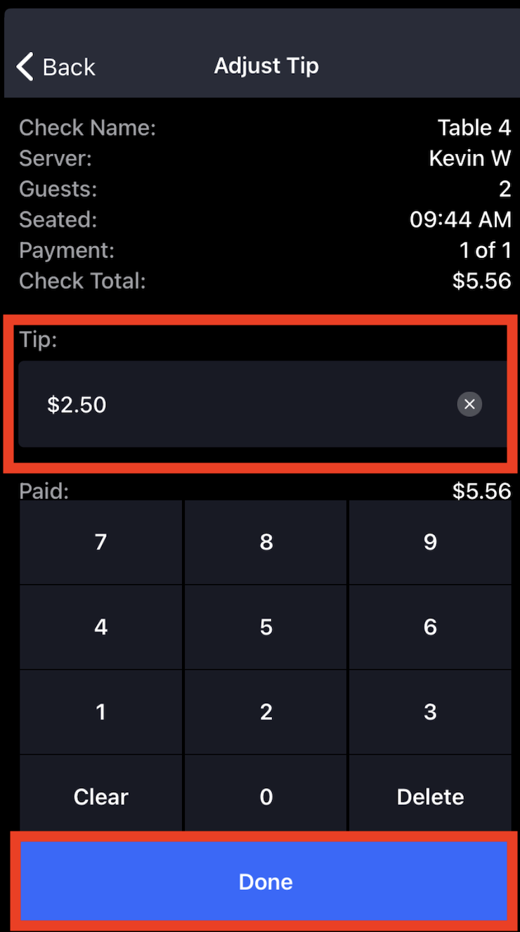 How to Adjust Tips on Lightspeed Restaurant Support Center