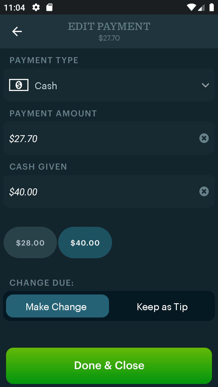 Taking Payments on Lightspeed Tableside Support Center