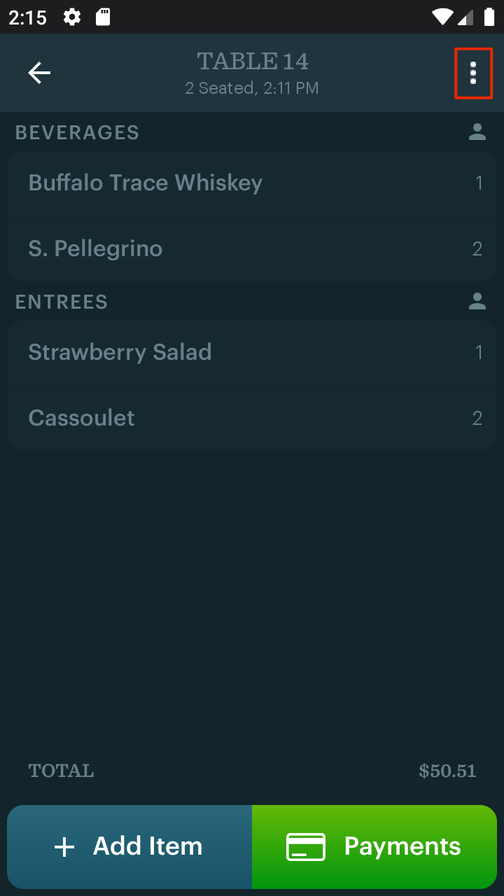 Taking Payments on Lightspeed Tableside Support Center