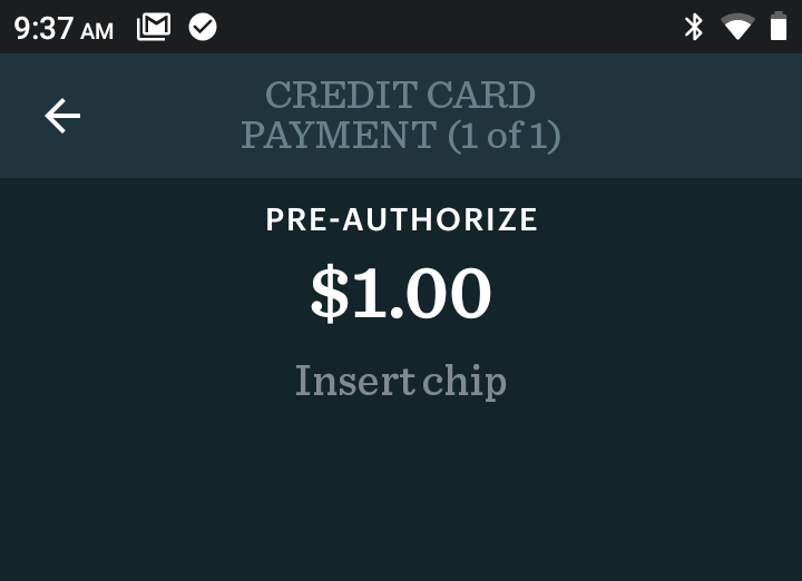 Pre-Authorizing Credit Cards Support Center