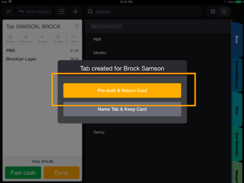 Pre-Authorizing Credit Cards Support Center