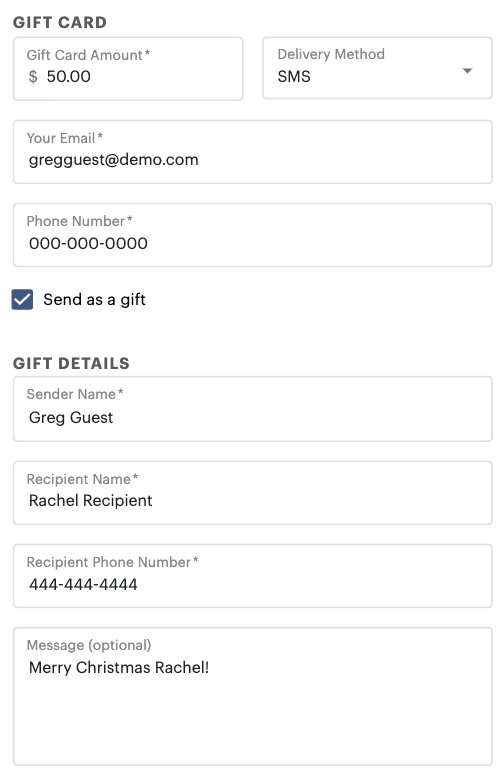 Using Lightspeed Restaurant U-Series Digital Gift Cards Support Center