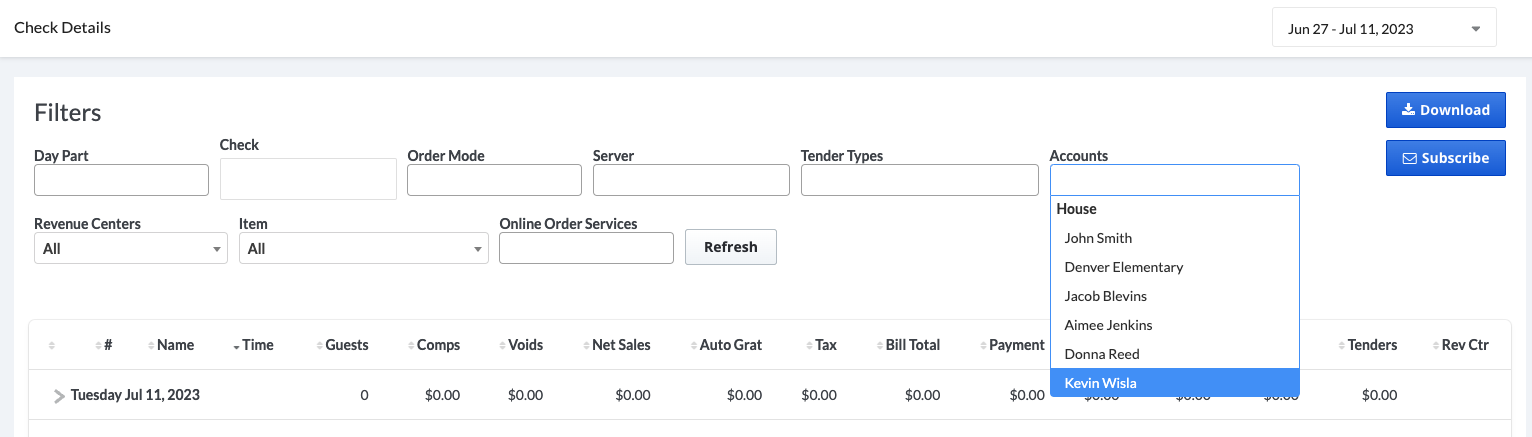 Add, Archive & Reorder Other Tenders in HQ Support Center