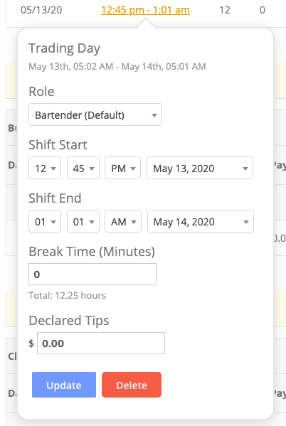 Edit a Timecard Support Center