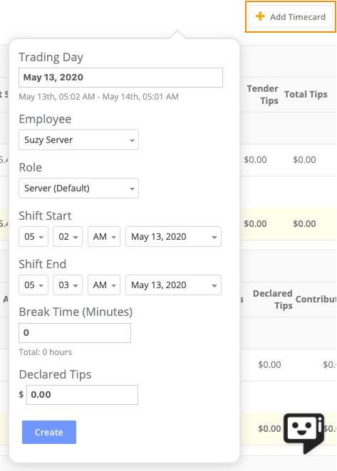 Edit a Timecard Support Center