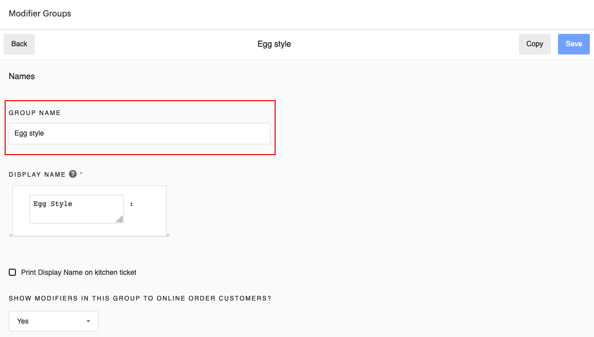 Create and Apply Modifier Groups Support Center