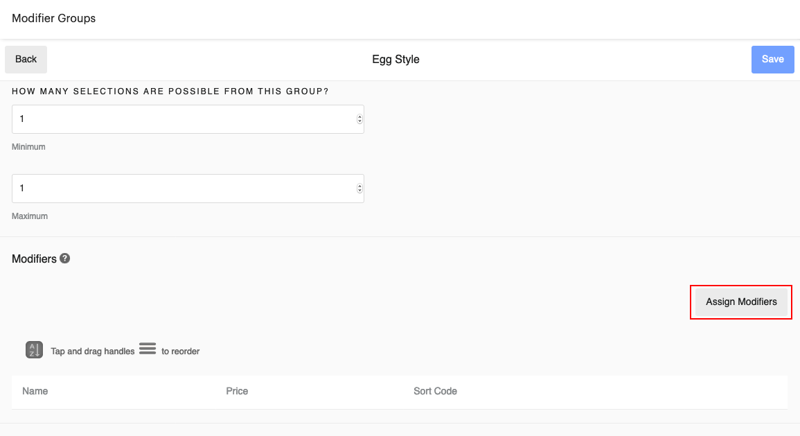 Create and Apply Modifiers Support Center