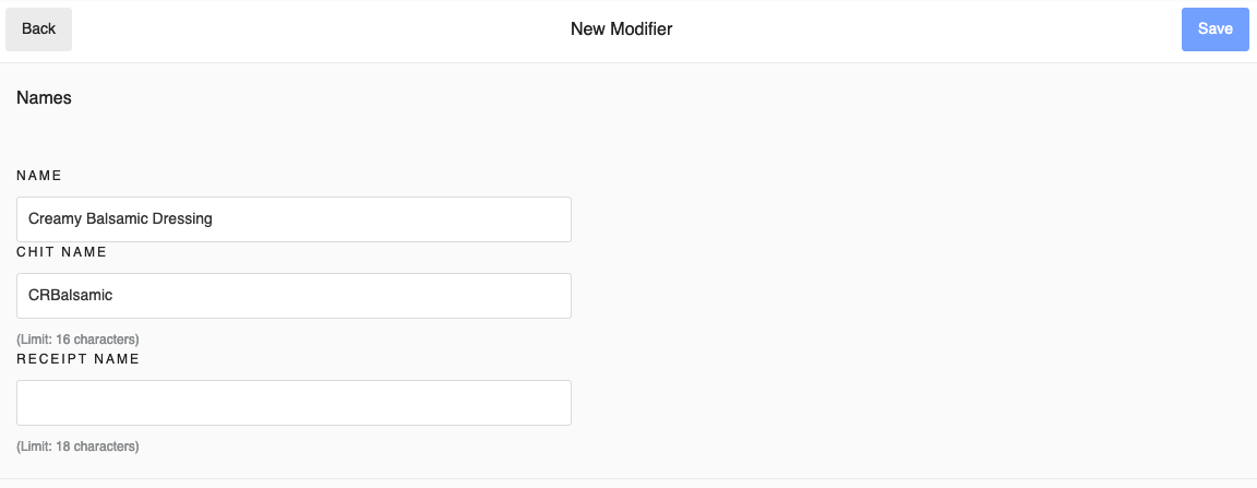 Create and Apply Modifiers Support Center