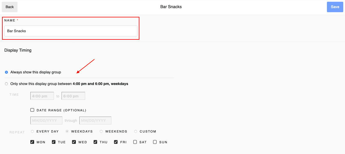 Create and Apply Display Groups Support Center