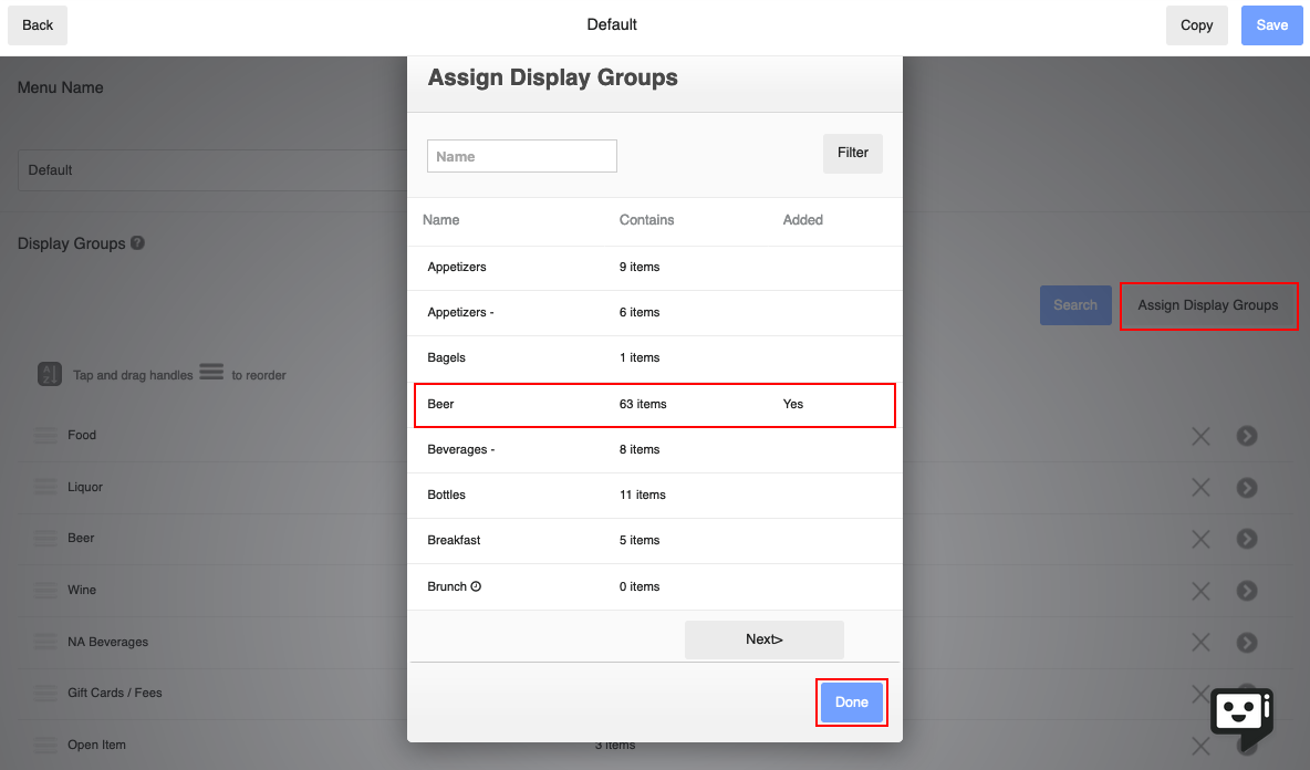 Create and Apply Display Groups Support Center