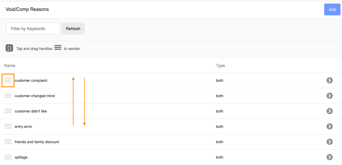 How to Create & Edit Void/Comp Reasons Support Center