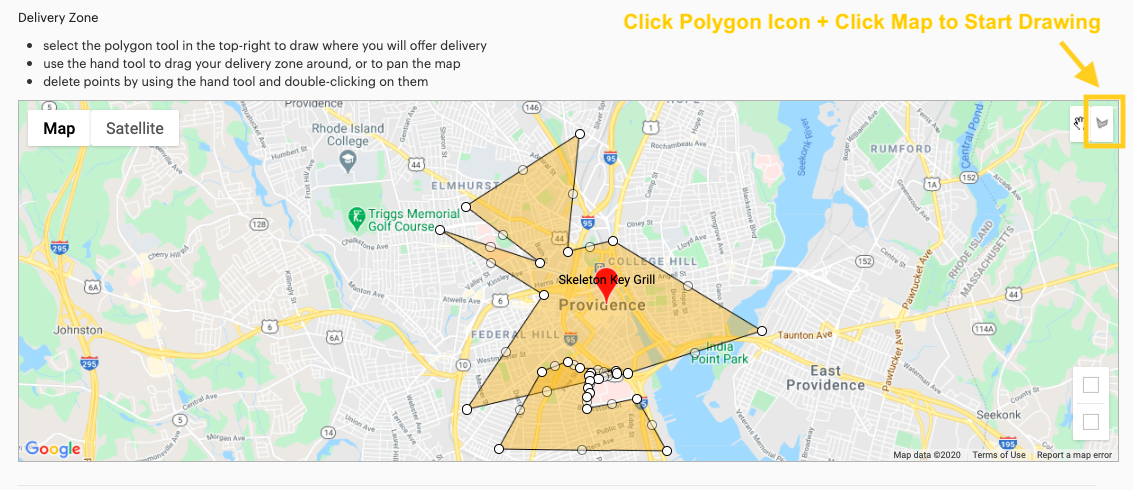 How to Set Up a Delivery Zone in Online Ordering Support Center