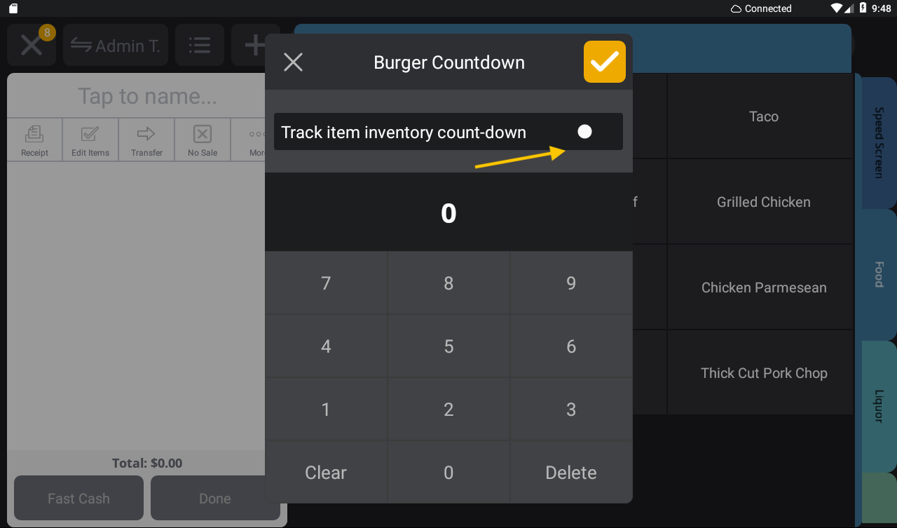 Set Item Counts & Manage Stock Levels Support Center