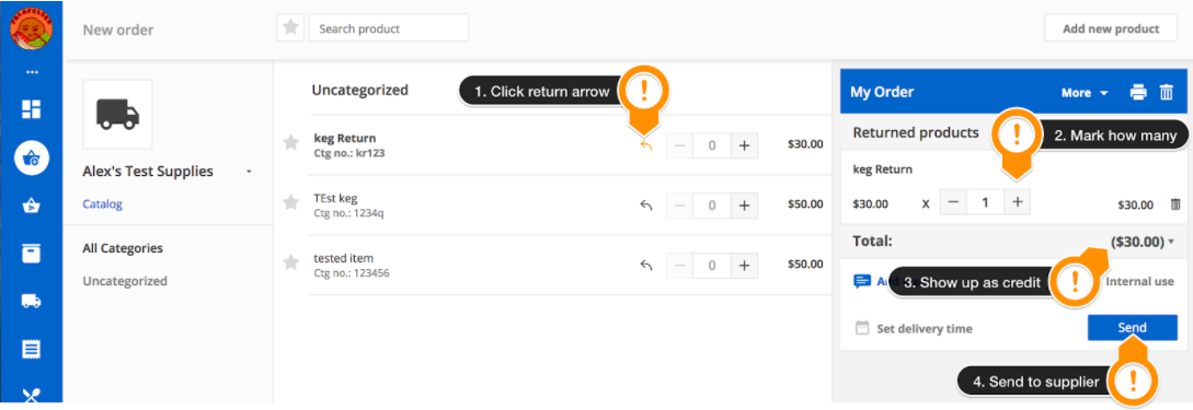 Deposits and Keg Management in Upserve Inventory Support Center
