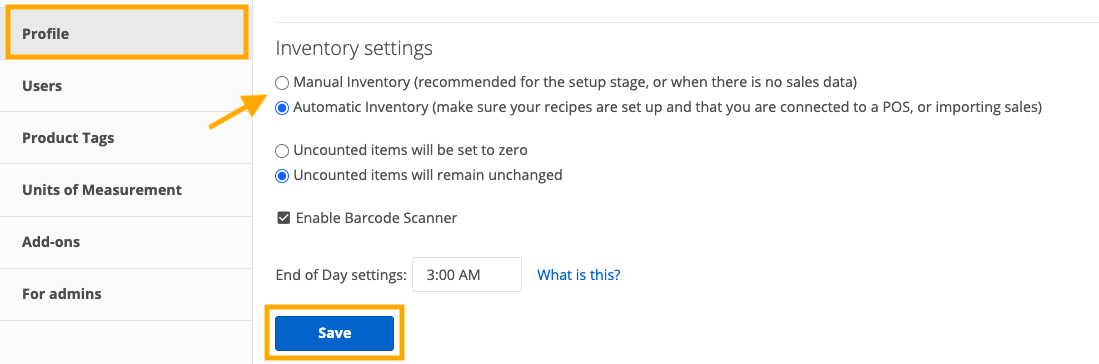 Automatic vs. Manual Inventory Tracking Support Center