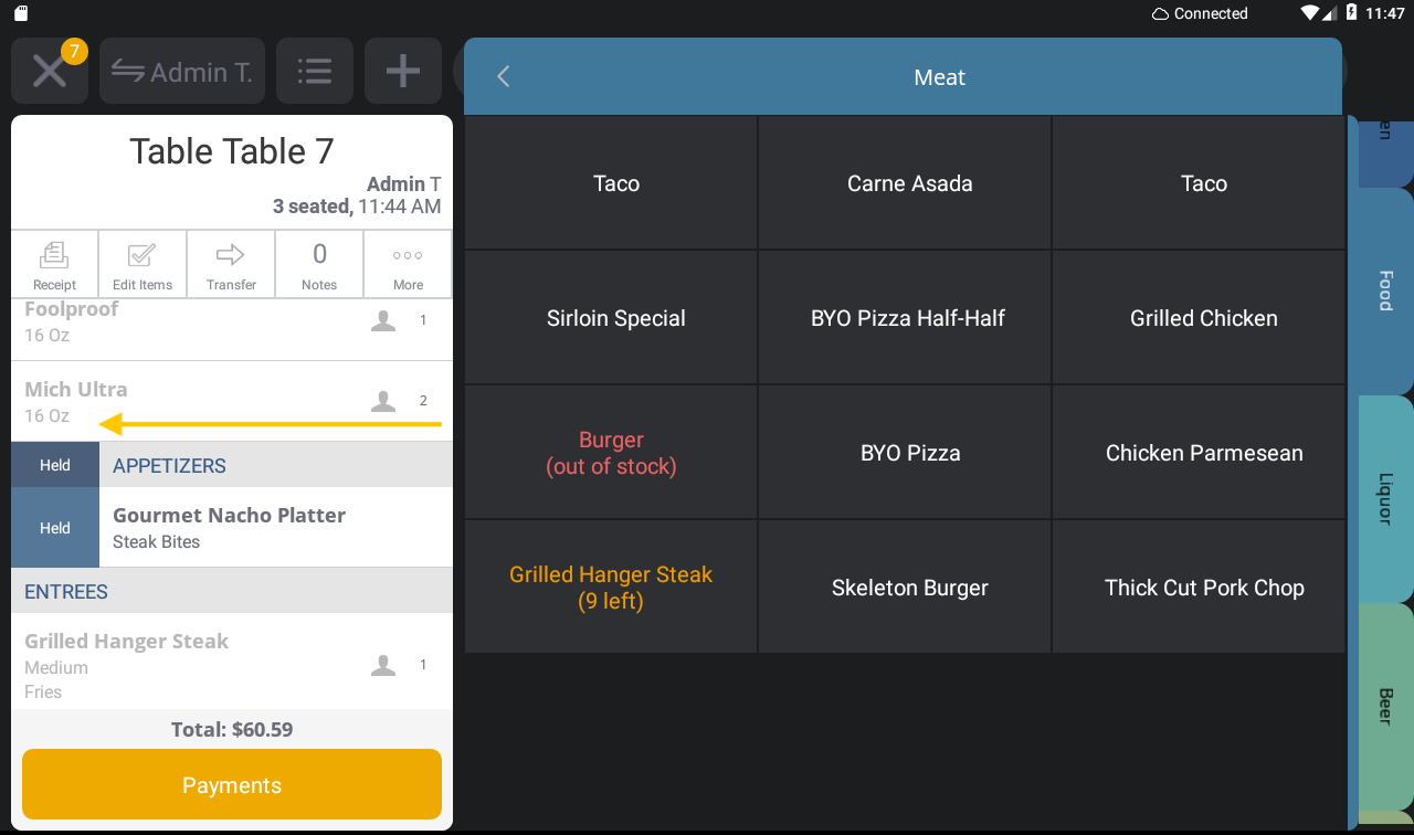 Hold Items and Courses Support Center