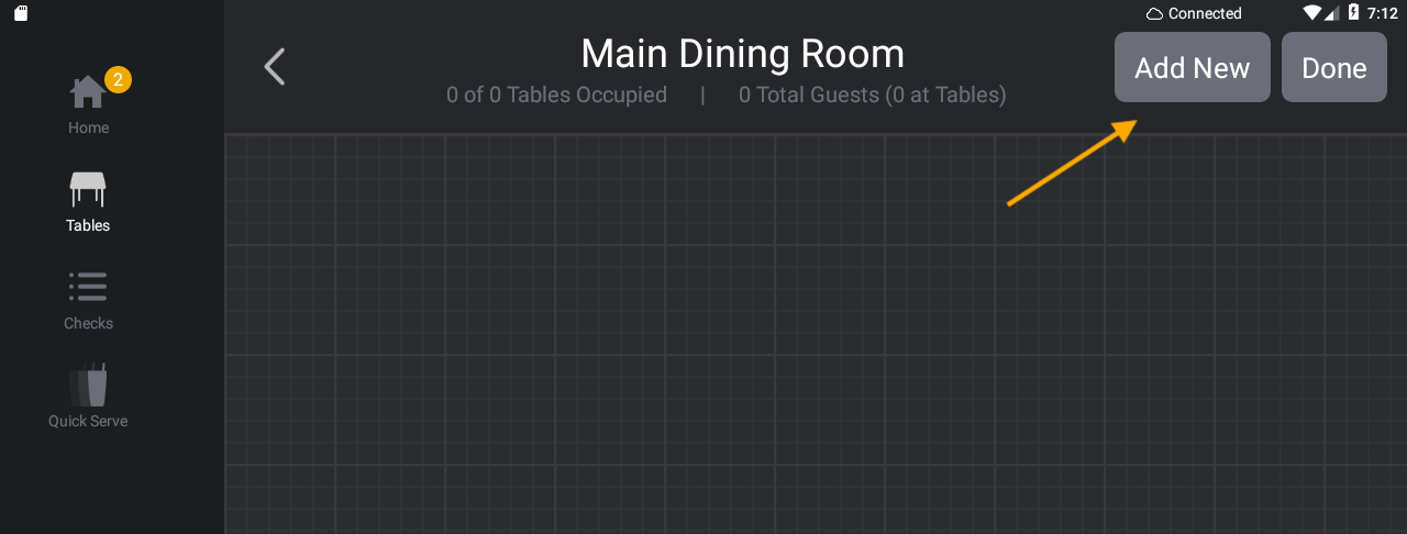 Floor Plan Management: Add and Change Tables Support Center