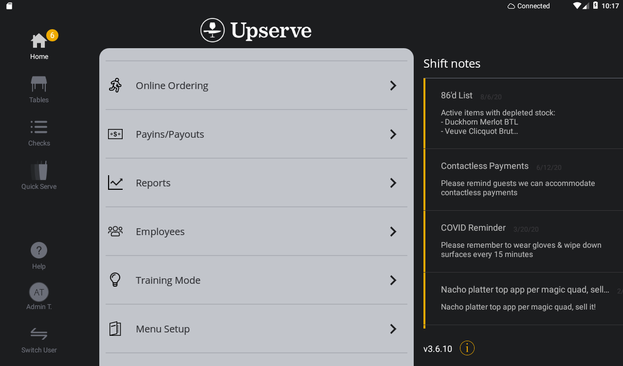 Training: In Service Management Support Center