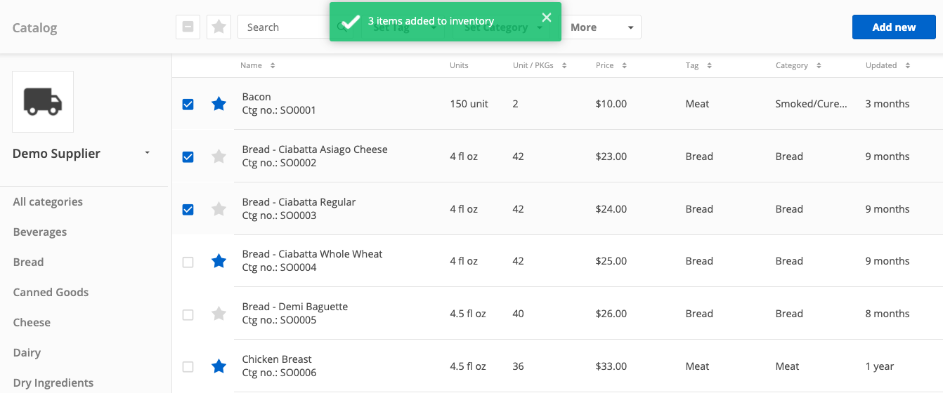Getting Started with Upserve Inventory Support Center