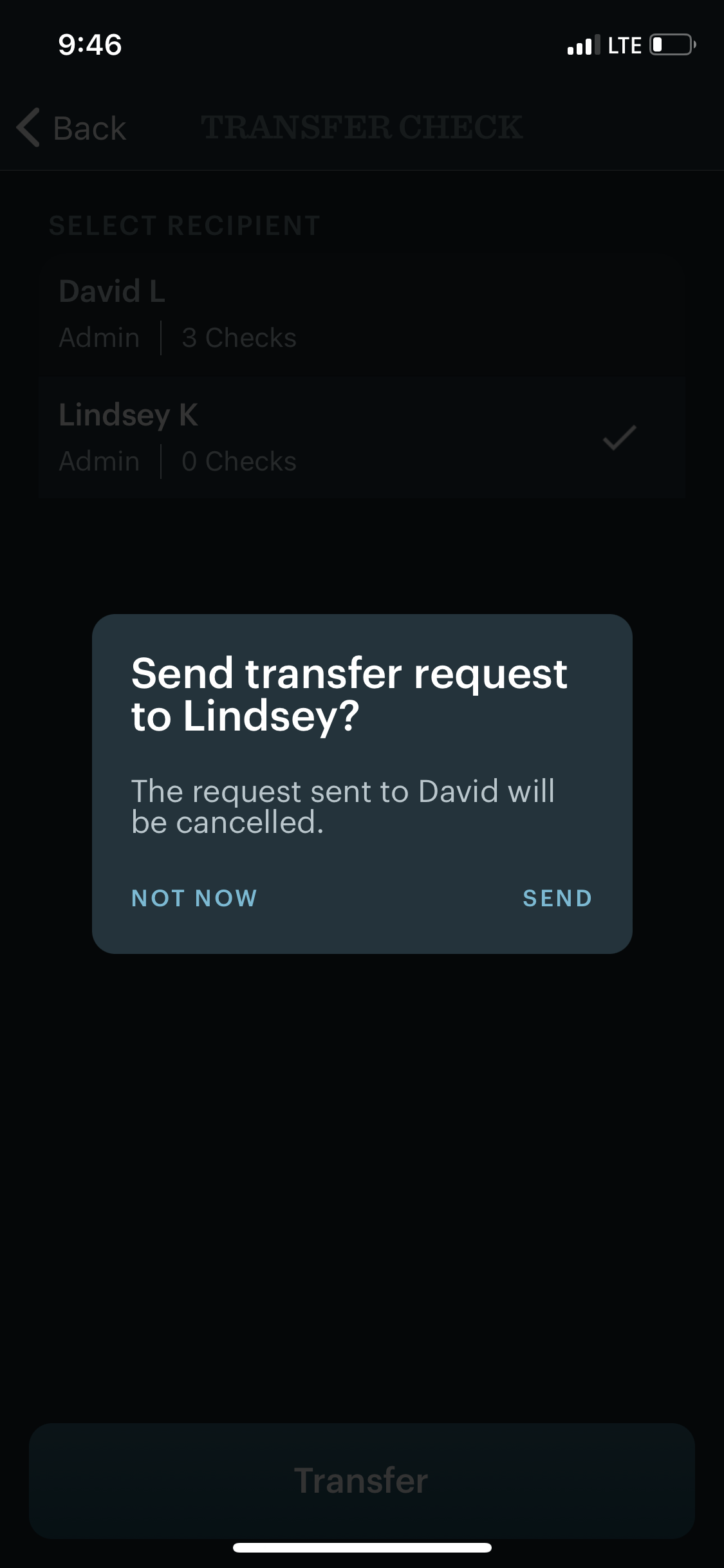 How to Transfer Checks Support Center