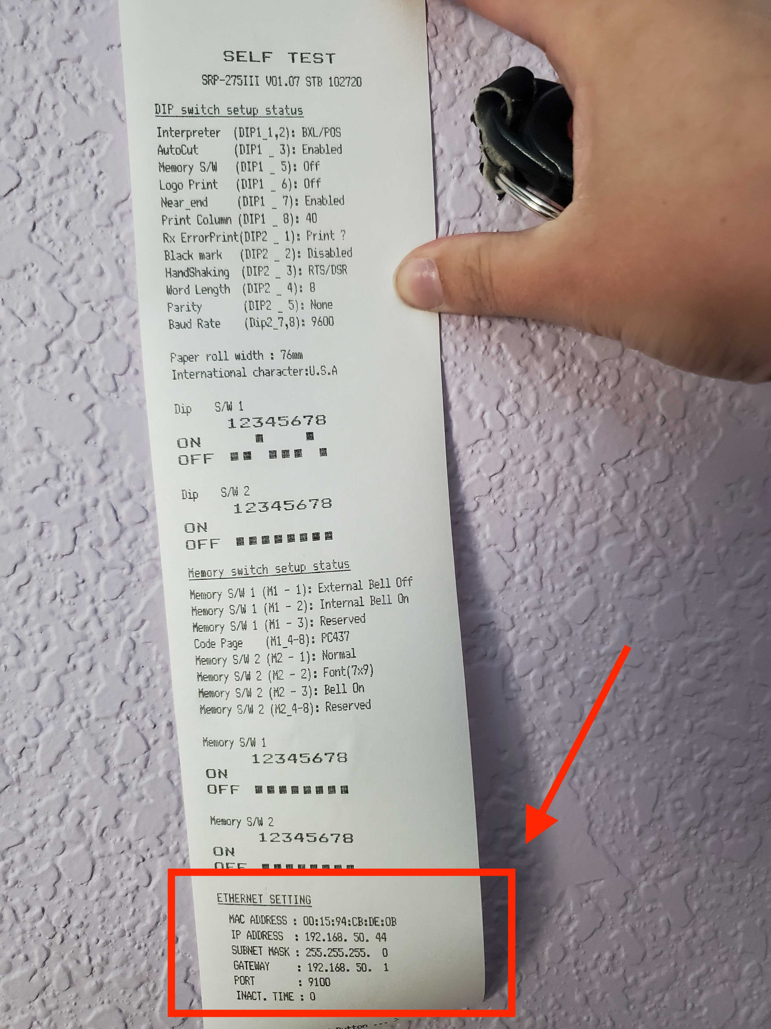 How to Print a Printer Test Slip (IP Slip) Support Center