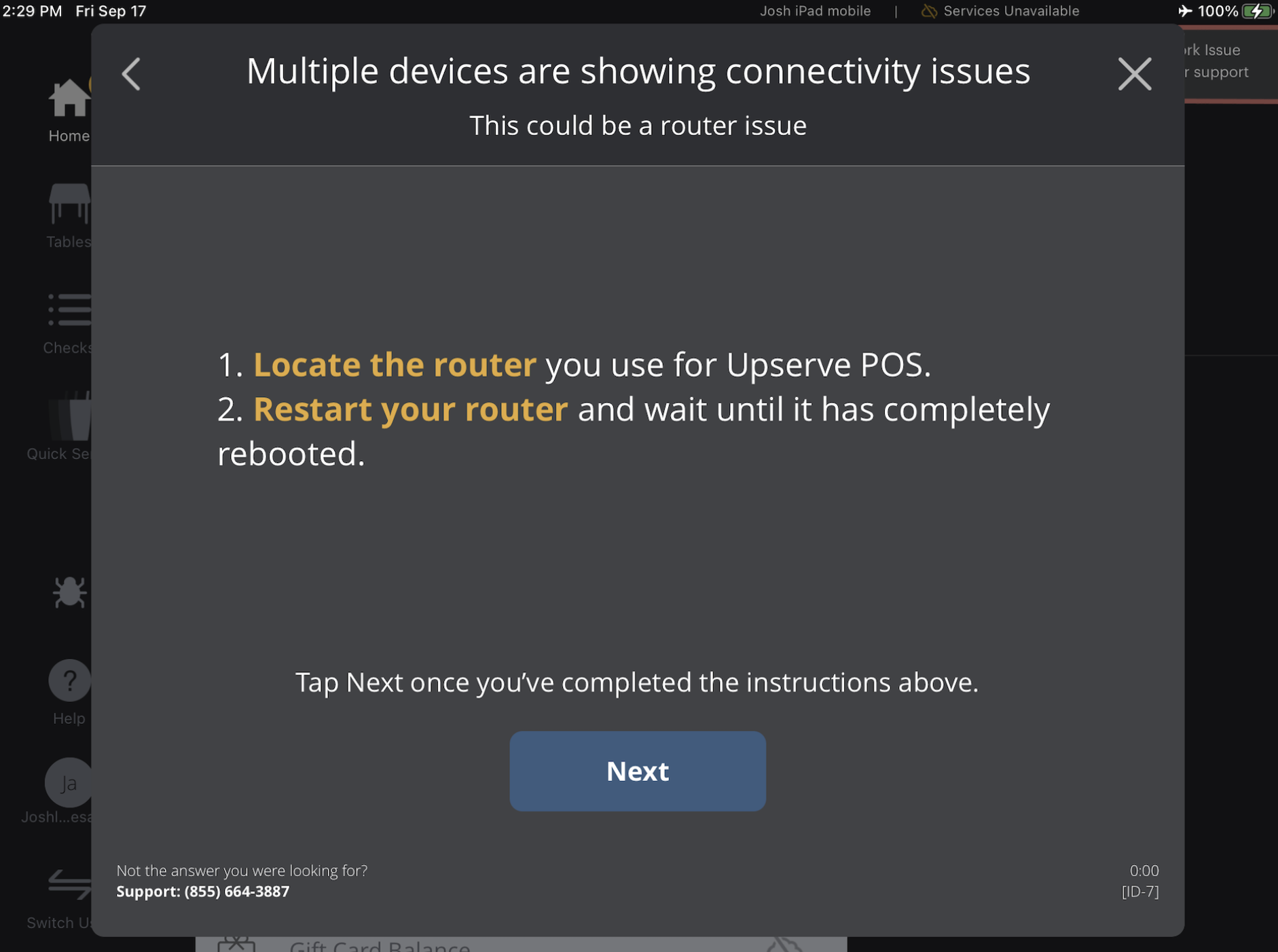 Offline Mode Overview for V3 Terminals (iPad & Android), Tableside ...