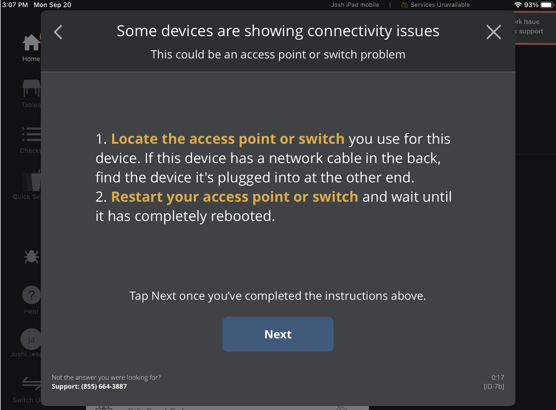 Offline Mode Overview for V3 Terminals (iPad & Android), Tableside ...