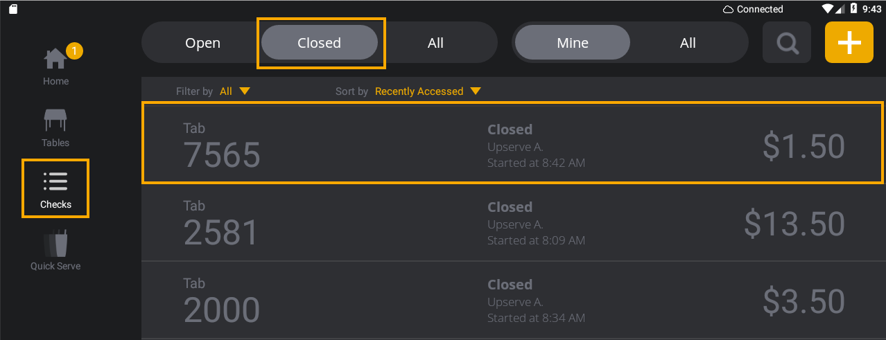Reopen Closed Checks and Editing Checks From Previous Trading Days ...