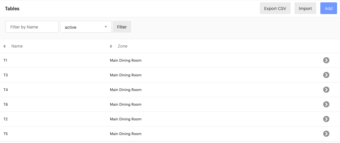 Create and Manage Tables in HQ Support Center