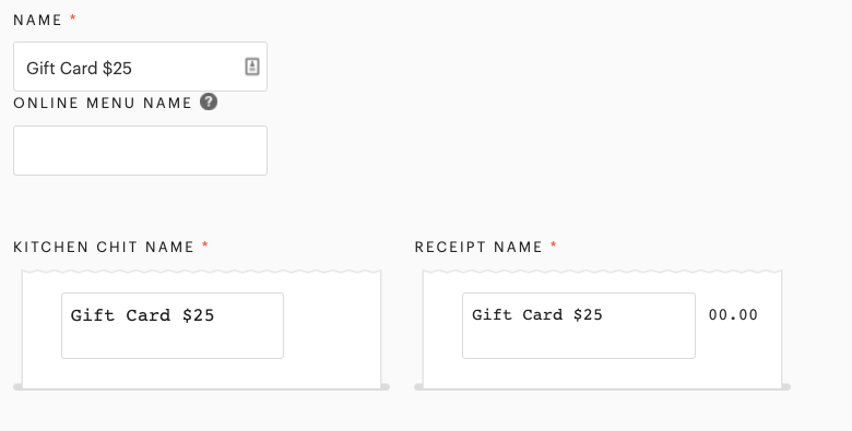 Gift Card Overview Support Center