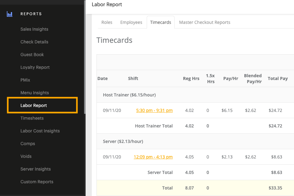 HQ Labor Settings: Enable Break & Overtime Tracking Support Center