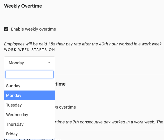 HQ Labor Settings: Enable Break & Overtime Tracking Support Center