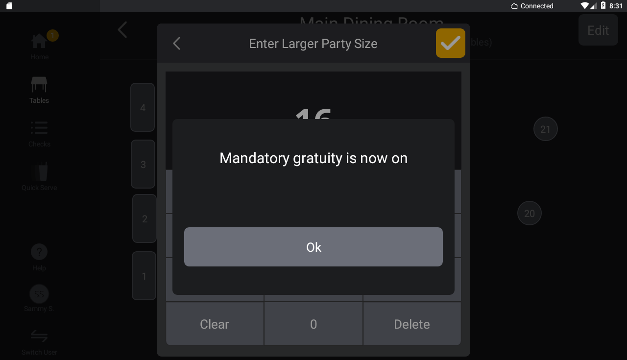 Setting Up & Using Auto-Gratuity Support Center
