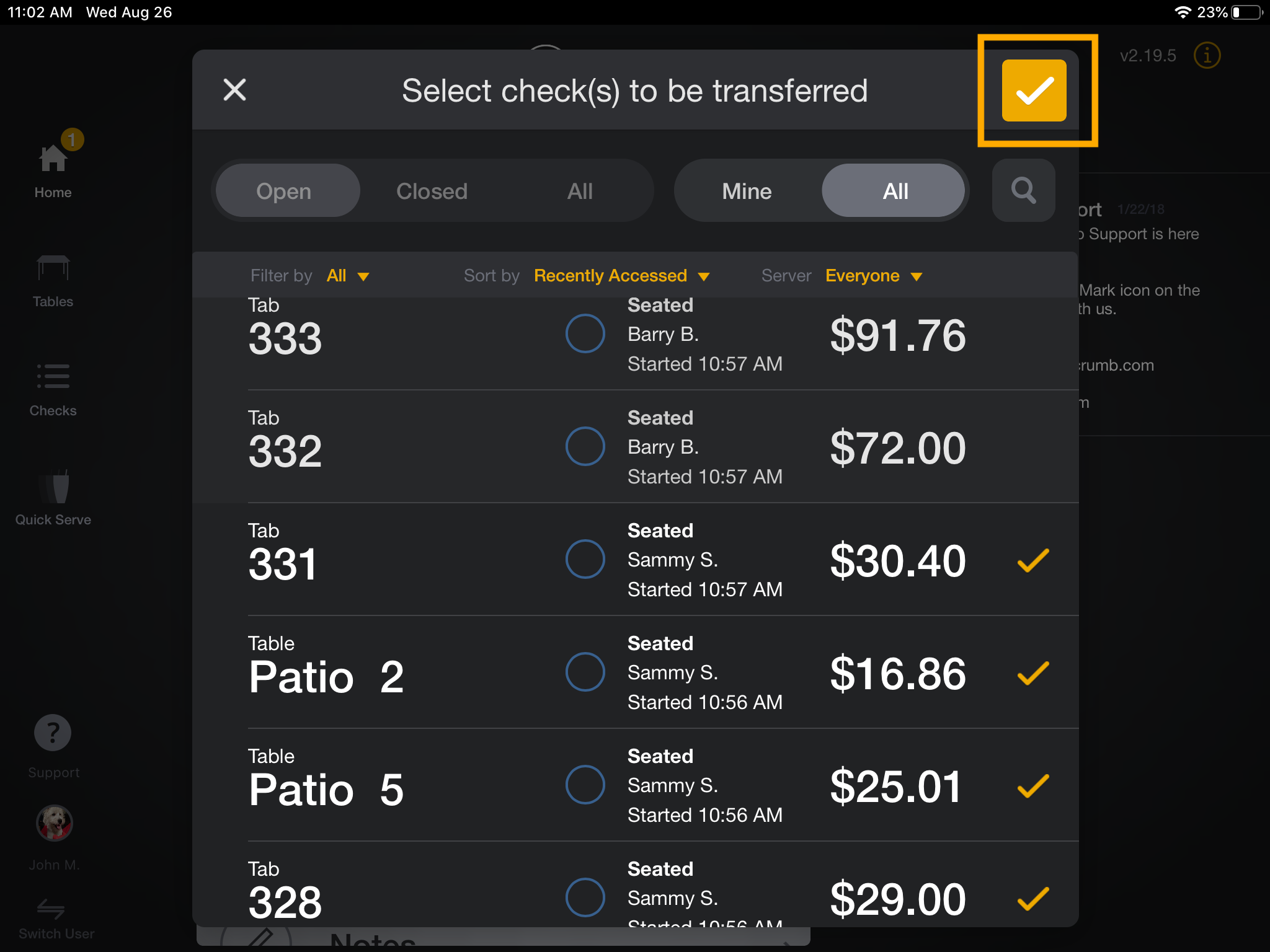 How to Do a Bulk Check Transfer Support Center