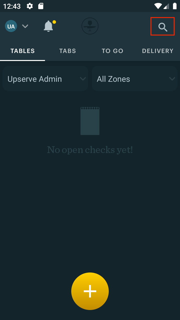 Using Upserve Tableside Support Center